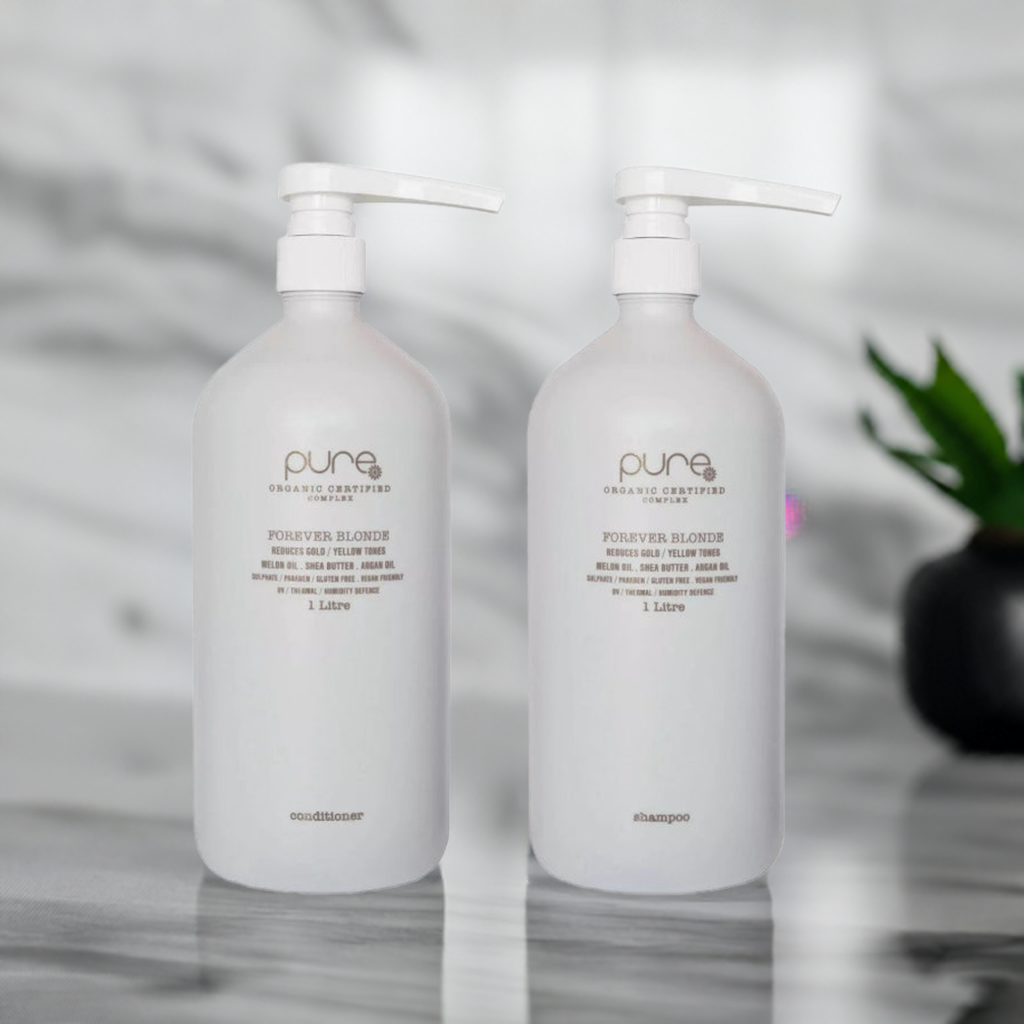 Pure Forever Blonde Shampoo and Conditioner Reduce those Gold/Yellow ...